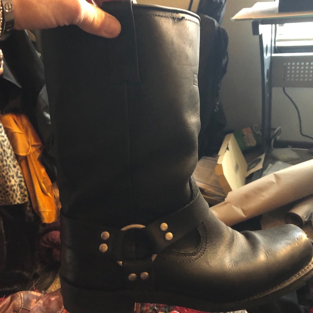 Men’s Al Leather Biker/Punk Rock Boot - Gem